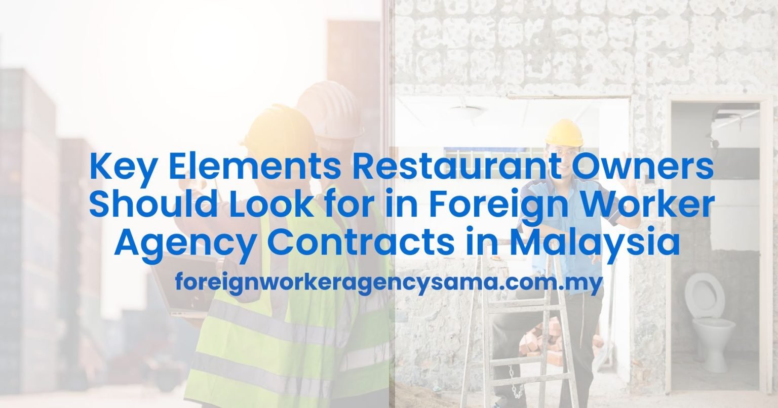 Foreign Worker Agency Malaysia - Reliable Supply of Workers